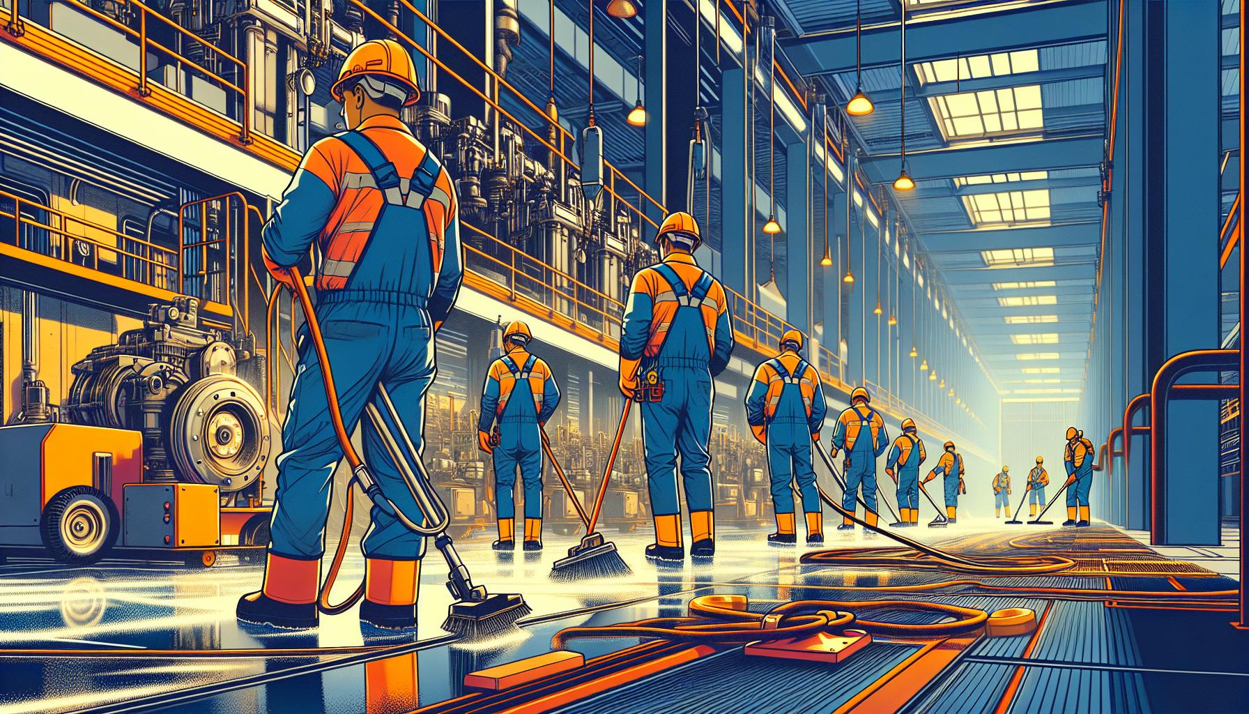 Industrial Cleanup: Safety and Efficiency in Manufacturing Spaces